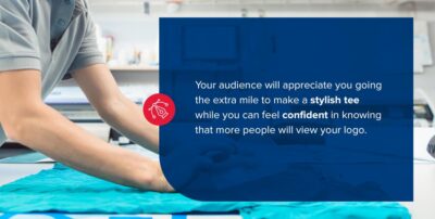 How to Determine The Right Size For A Logo On Custom T-Shirts